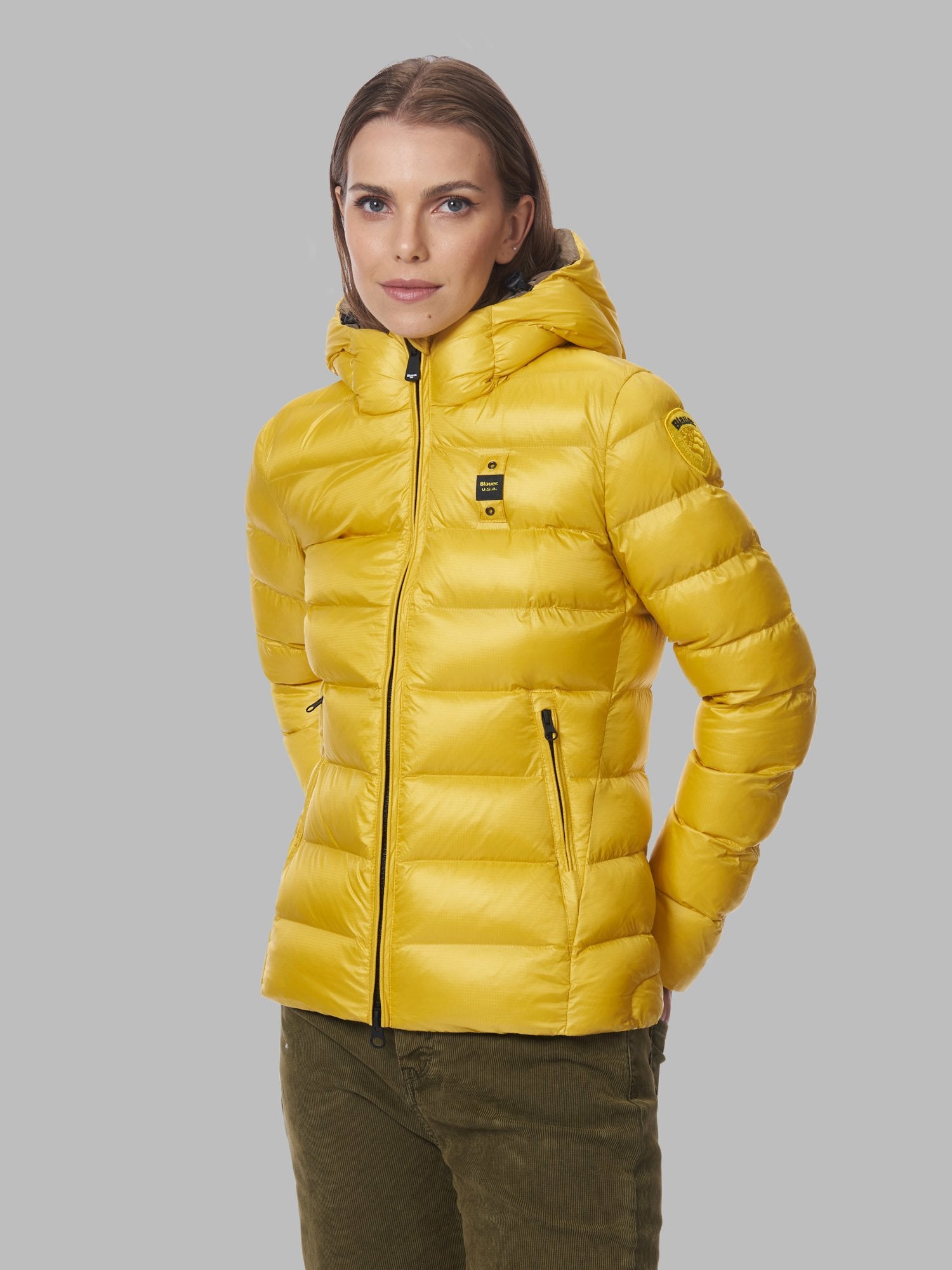 Blauer / Yellow down jacket
